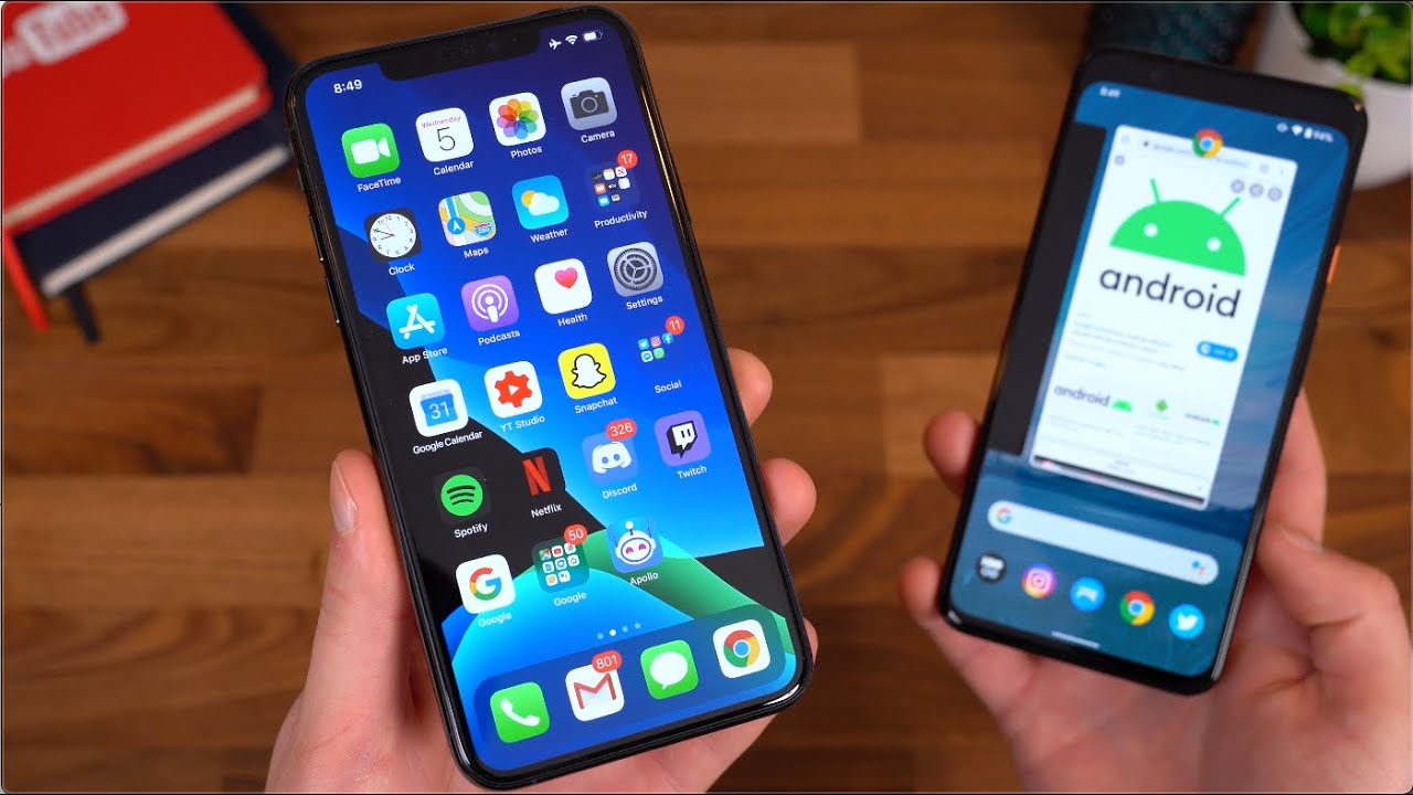 Android phone or iPhone, which one to choose? - En.ImArabic