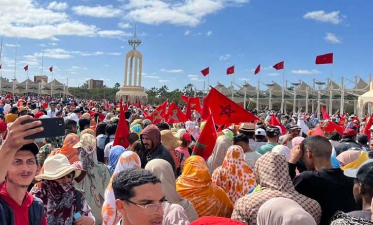 Laayoune rise in protest against the Polisario attacks and demand their ...