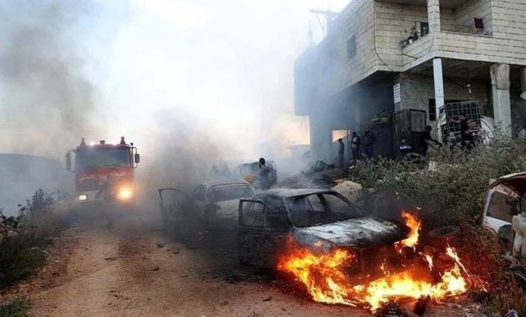 Bruqin to Maghayer Al Dir: Settlers Chase Palestinians with Fire and ...